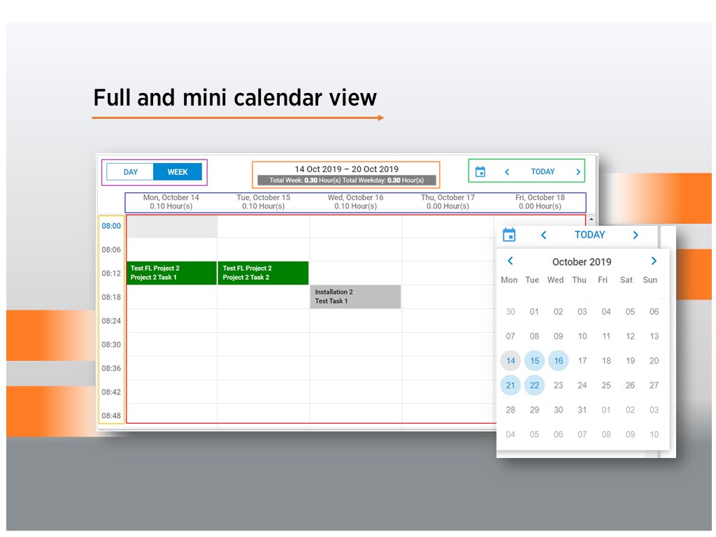 Oracle Visual Builder Timesheet Template | Fanny Printable